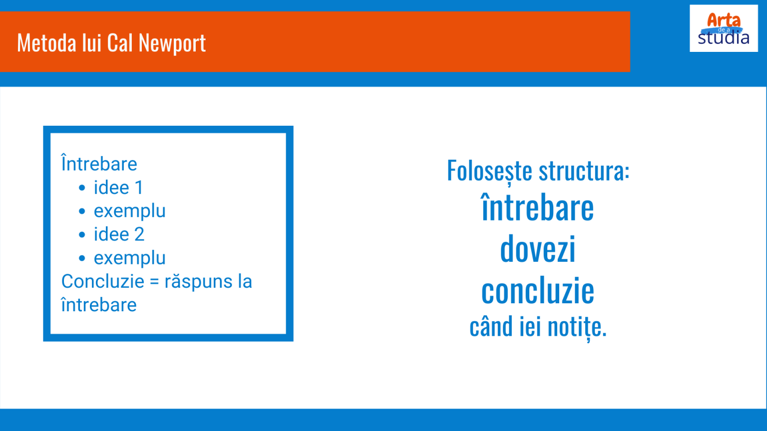 Episodul 7. Luarea de notițe eficientă - Arta de a studia